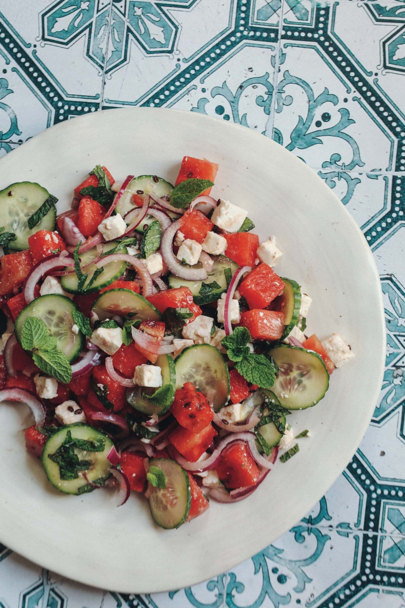 Recipe | Greek Watermelon Salad | Sage Journal